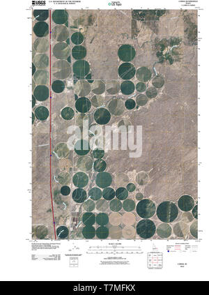 Map of Camas in Idaho Stock Photo - Alamy