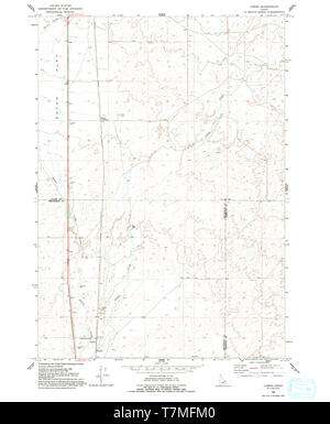 Map of Camas in Idaho Stock Photo - Alamy
