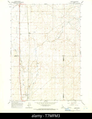 Map of Camas in Idaho Stock Photo - Alamy