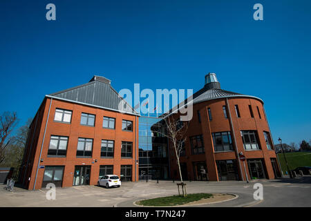 A view of the Forum, Towcester, which contains Towcester Library and ...