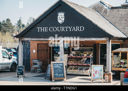 UK, England, Norfolk, Thetford, Market Place, Wetherspoon’s Red Lion ...