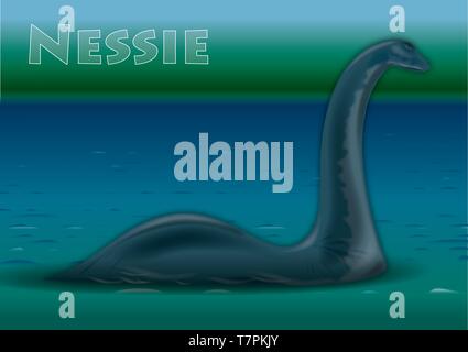 Nessy Nessie the monster of Loch Ness, United Kingdom, Scotland Stock ...