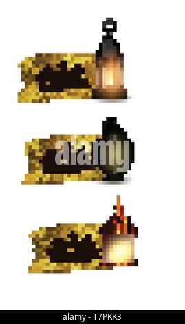 vector illustration of a lantern Fanus set Stock Vector Image & Art - Alamy