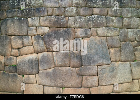 Amazing Inca Stone Masonry Wall in the Historic Center of Cuzco, Peru ...