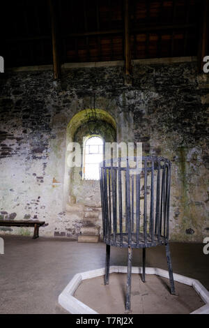 Inside the remains of Doune Castle in Scotland Stock Photo - Alamy