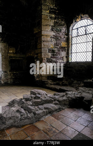 Inside the remains of Doune Castle in Scotland Stock Photo - Alamy