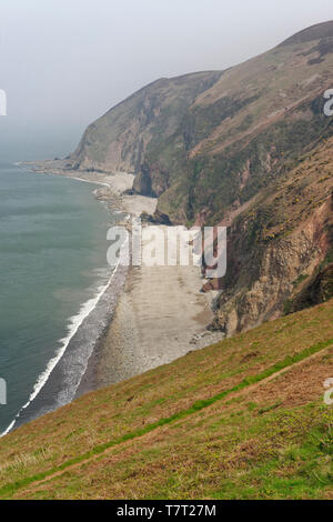 Rocky shore of Lynmouth, Exmoor, Devon, UK Stock Photo - Alamy