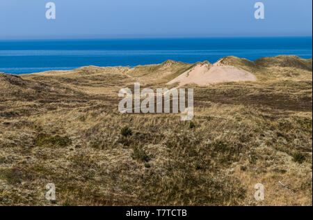 Agger, Denmark. 23rd Apr, 2019. View over the dunes in the national ...