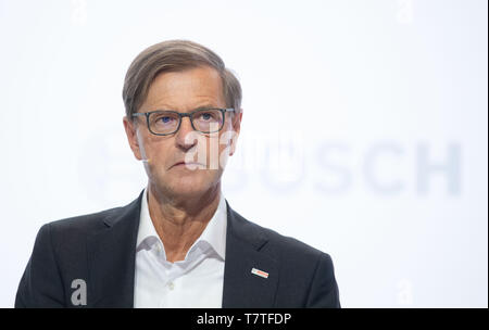 Renningen, Germany. 09th May, 2019. Uwe Raschke, Member of the Board of ...