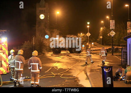 main street of crumlin village county antrim northern ireland Stock ...