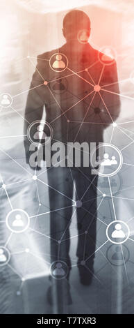 Vertical Panorama Banner. HR, Human Resources, Recruitment ...