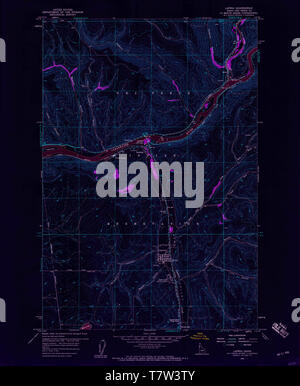 Lapwai, Idaho, map 1958, 1:24000, United States of America by Timeless ...