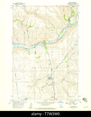 Lapwai, Idaho, map 1958, 1:24000, United States of America by Timeless ...