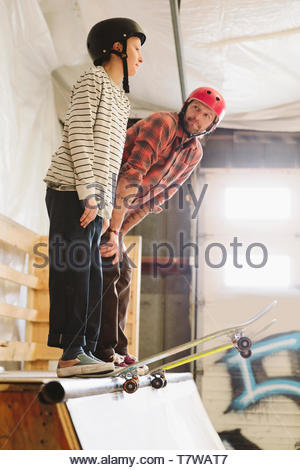 Happy father bonding with his teenage son Stock Photo: 232706374 - Alamy