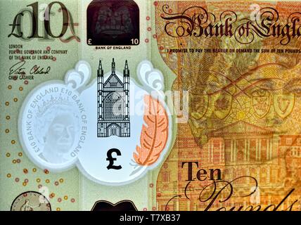 Jayne Austin watermark,on British 10 pound note Stock Photo - Alamy