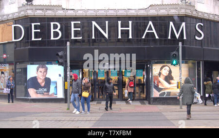 Debenhams department store, Market Street, Manchester, Greater ...