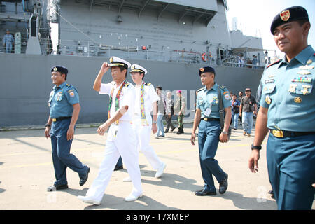 Jakarta, Indonesia. 08th May, 2019. Warship Japan Maritim Self Defense ...