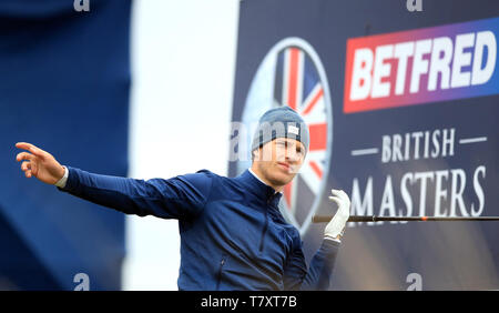 England's Matthew Jordan tees off the 16th during day one of the ...