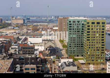 antwerpen belgium cityscape from above Stock Photo - Alamy