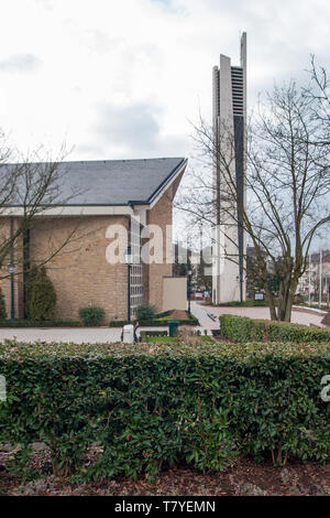 Christian Church in Howald Stock Photo - Alamy