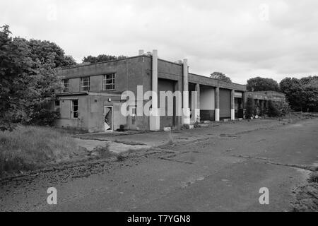 RAF Driffield, ww2 airfield, Airfield Motor pool area Stock Photo - Alamy