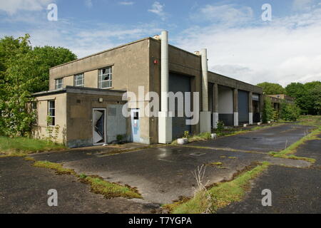 RAF Driffield, ww2 airfield, Airfield Motor pool area Stock Photo - Alamy