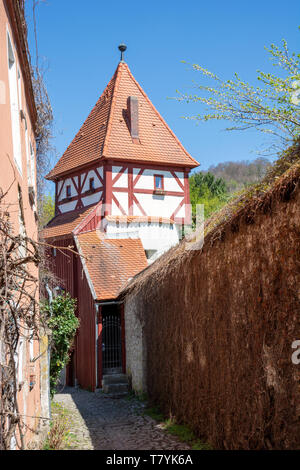 Historic medieval tower in Beilngries (Bavaria, Germany Stock Photo - Alamy
