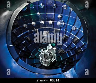 National Ignition Facility (NIF) target chamber. A service module ...