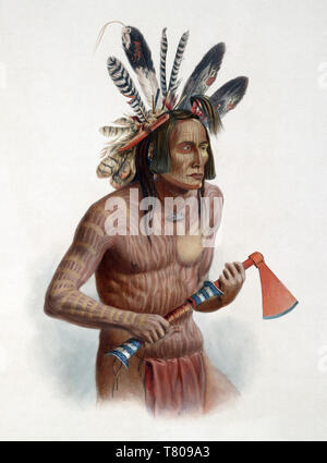 Mato-tope, Native American Mandan Indian Chief Stock Photo - Alamy