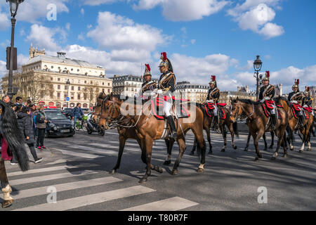 PARIS FRANCE - GARDE REPUBLICAINE ON PARADE FOR NATIONAL DAY 14 th OF ...
