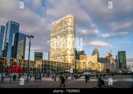 Hochhaeuser im La Defense, Paris, Frankreich - Skyscrapers in La ...
