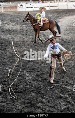 Young Juan Franco, from the legendary Franco family of Charro champions ...