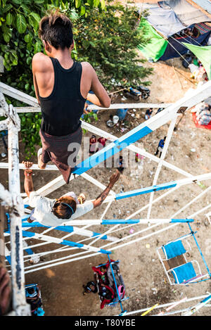 Pindaya Cave Festival, Pindaya, Shan State, Myanmar (Burma Stock Photo ...