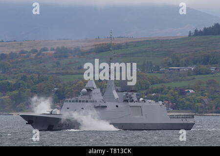 FS Bretagne (D655), an Aquitaine-class frigate operated by the French ...