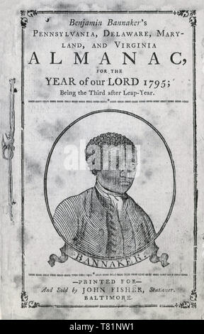 Benjamin Banneker, Almanac, 1795 Stock Photo - Alamy