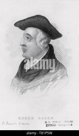 Roger Bacon, 1214-1294, Doctor Mirabilis, an English philosopher and ...