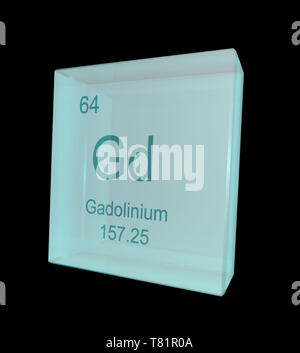 Gadolinium chemical element periodic table science symbol Stock Photo ...