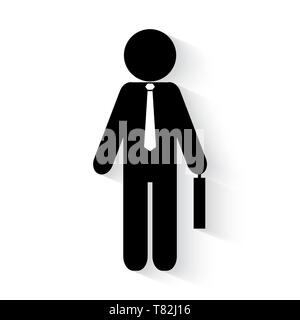 businessman figure silhouette icon Stock Vector Image & Art - Alamy