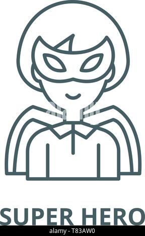 Superhero Pictogram. Super hero sign symbol. Man flying icon. guy ...