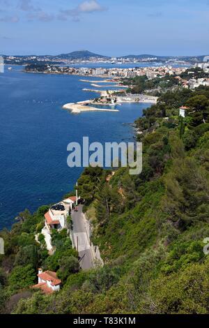 France, the Toulon coast seen from the sea Stock Photo - Alamy