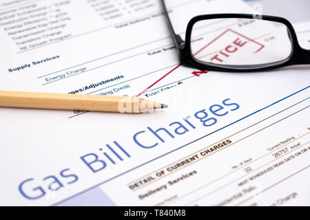 Energy efficiency concept and energy bill papers Stock Photo - Alamy