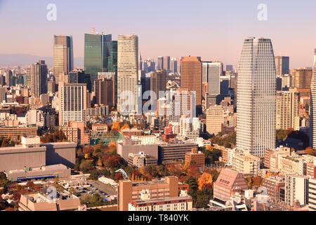 Tokyo Roppongi and Minato Districts modern skyline Stock Photo - Alamy