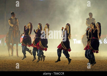 The Kelaghayi and the Karabakh Horses of Azerbaijan perform at the ...