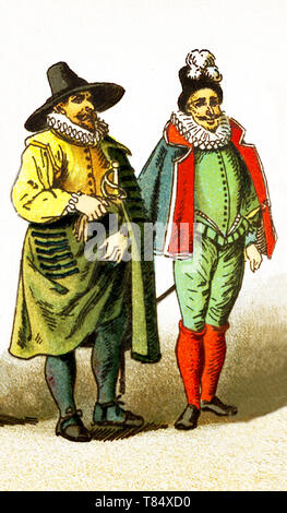 The figures represented here are French people between 1500 and Stock ...