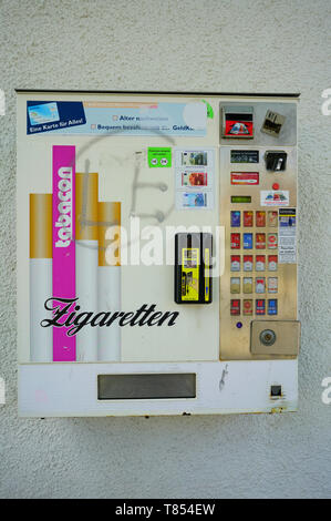 Cigarette Vending Machine on Germany Stock Photo - Alamy