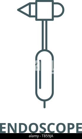 Stomach endoscopy icon. Outline stomach endoscopy vector icon for web ...