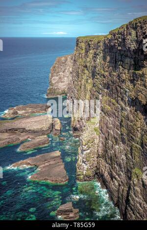 Handa Island Sea Cliffs, Sutherland, Scotland Stock Photo - Alamy