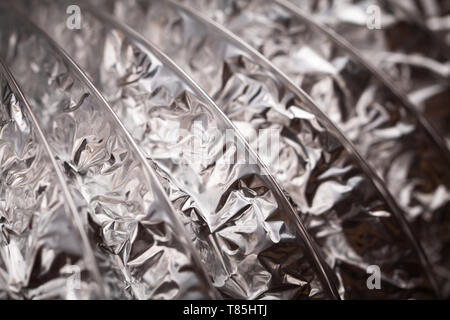 Silver tinfoil tube for ventilator Stock Photo - Alamy