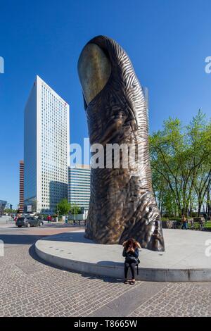 Sculpture Le Pouce de Cesar in Paris, France Stock Photo - Alamy