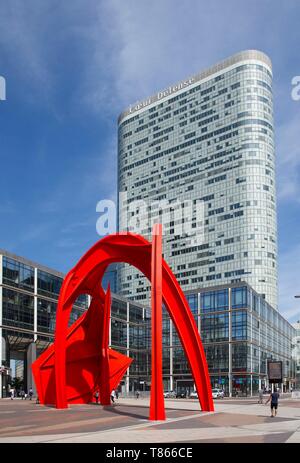 Alexander Calder, red stabile sculpture Belém Stock Photo - Alamy